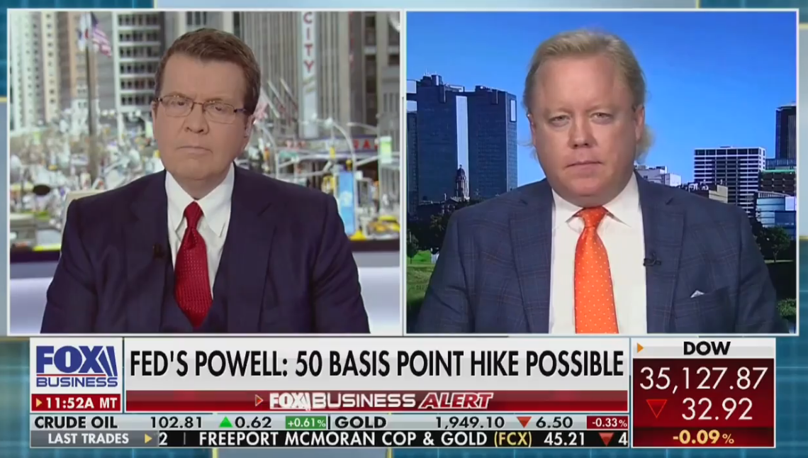 FBN Cavuto Screenshot 4-21-22 | Point Bridge Capital